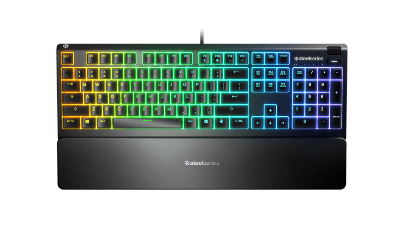 Buy SteelSeries APEX 3 RGB Membrane Gaming Keyboard with IP32 Water Resistant at Best Price in ...
