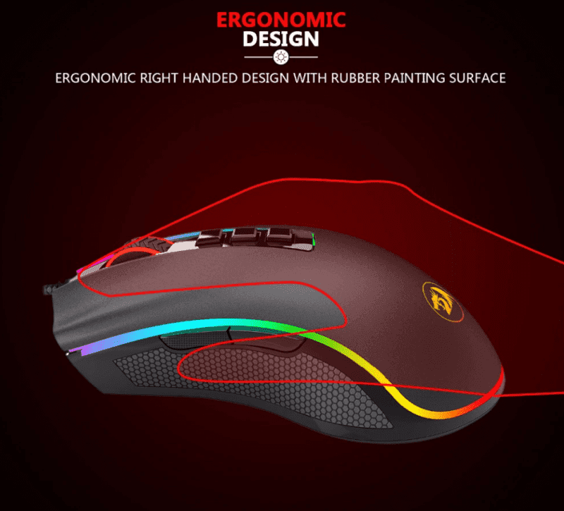 Buy Redragon M711-FPS COBRA Gaming Mouse 24000 DPI Pixart 3360 Optical Gaming Sensor 16.8M ...