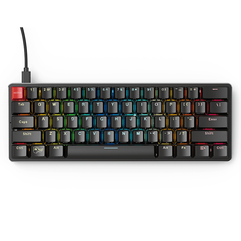 Buy Glorious GMMK Full Size Modular RGB Mechanical Gaming Keyboard with ...