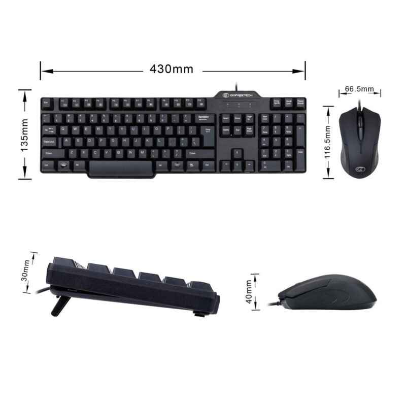 Buy GoFreeTech S003 Wired Keyboard and Mouse Combo at Best Price in Pakistan | PlayTech